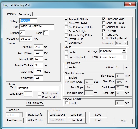 Positionsreport Technik - APRS im WOMO